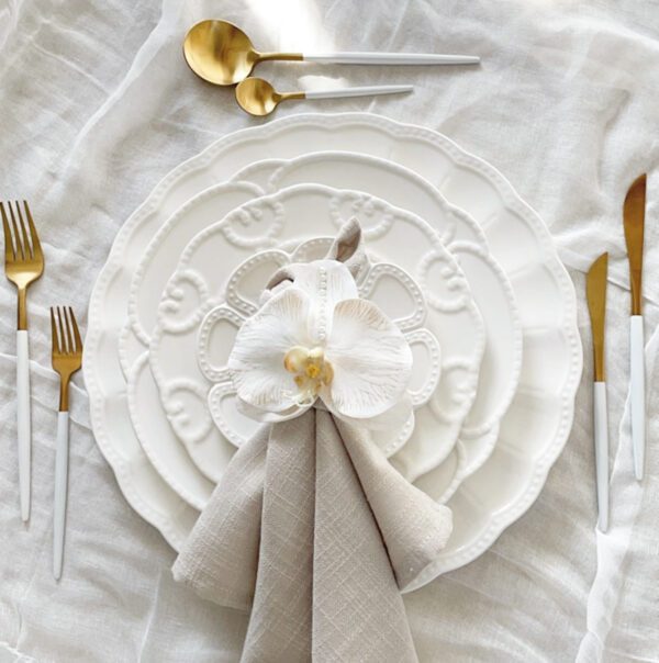 Matte Gold 6 Piece Cutlery set - NS Prop Styling