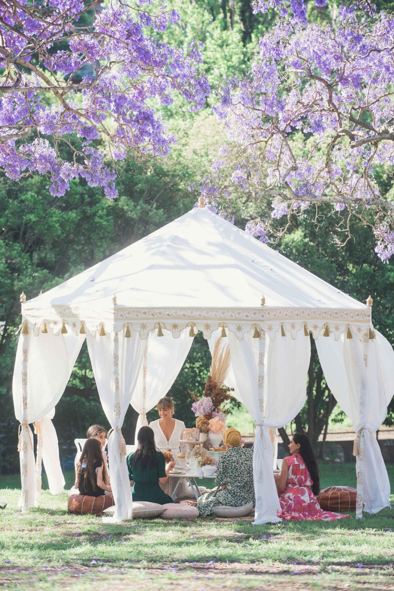 4m Luxury Boho Tent | Marquee - NS Prop Styling